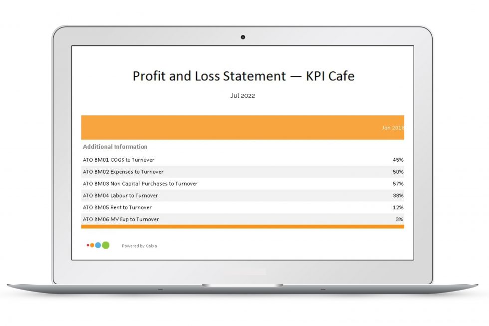 ATO Benchmark Ratios for Small Businesses - Calxa