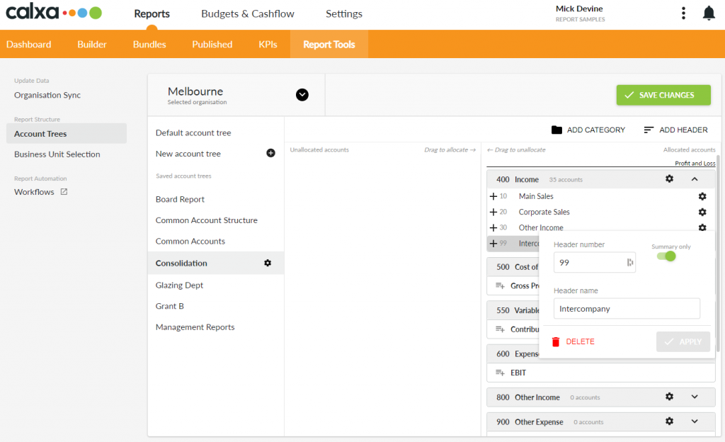 7 Uses for Calxa's Advanced Account Trees - Calxa